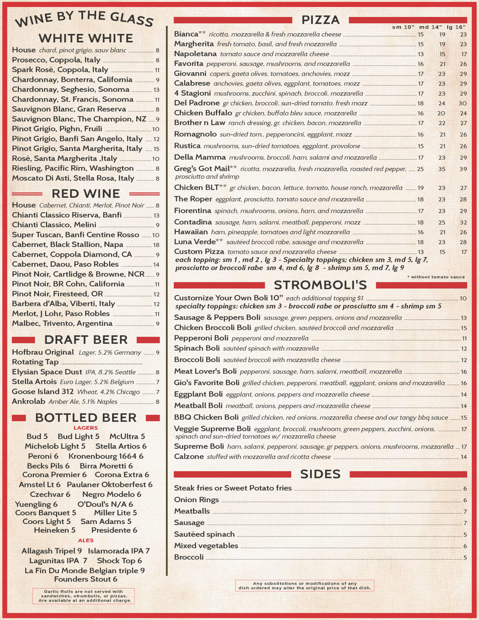 Lunch – Giovanni Ristorante & Bar Italiano